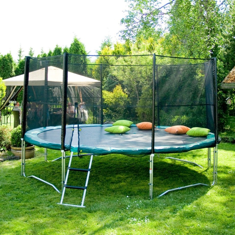 Safety net for trampoline D304cm, without poles, black