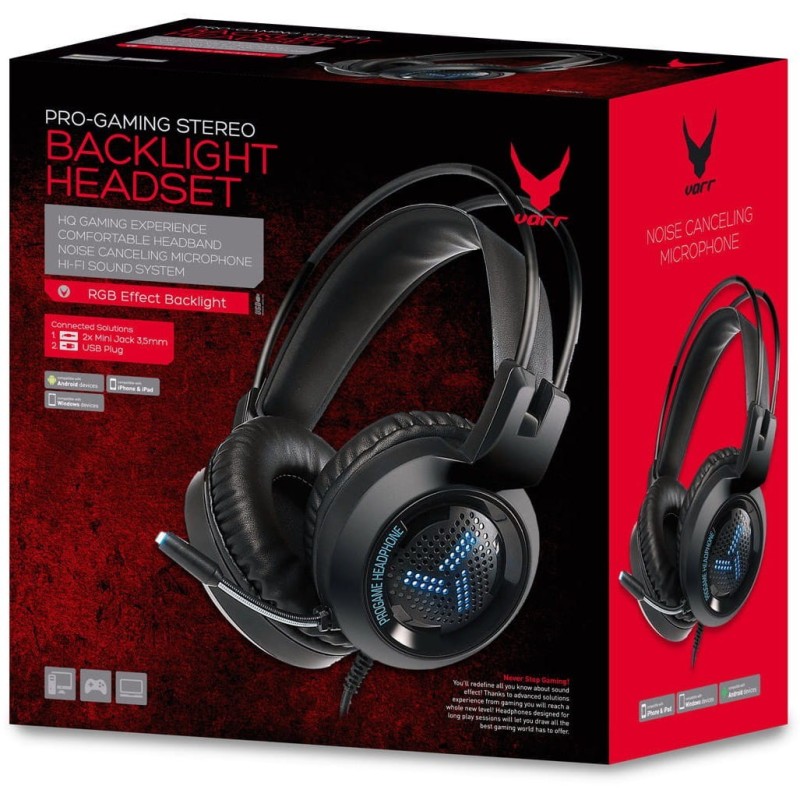 Omega headset Varr VH8020, black